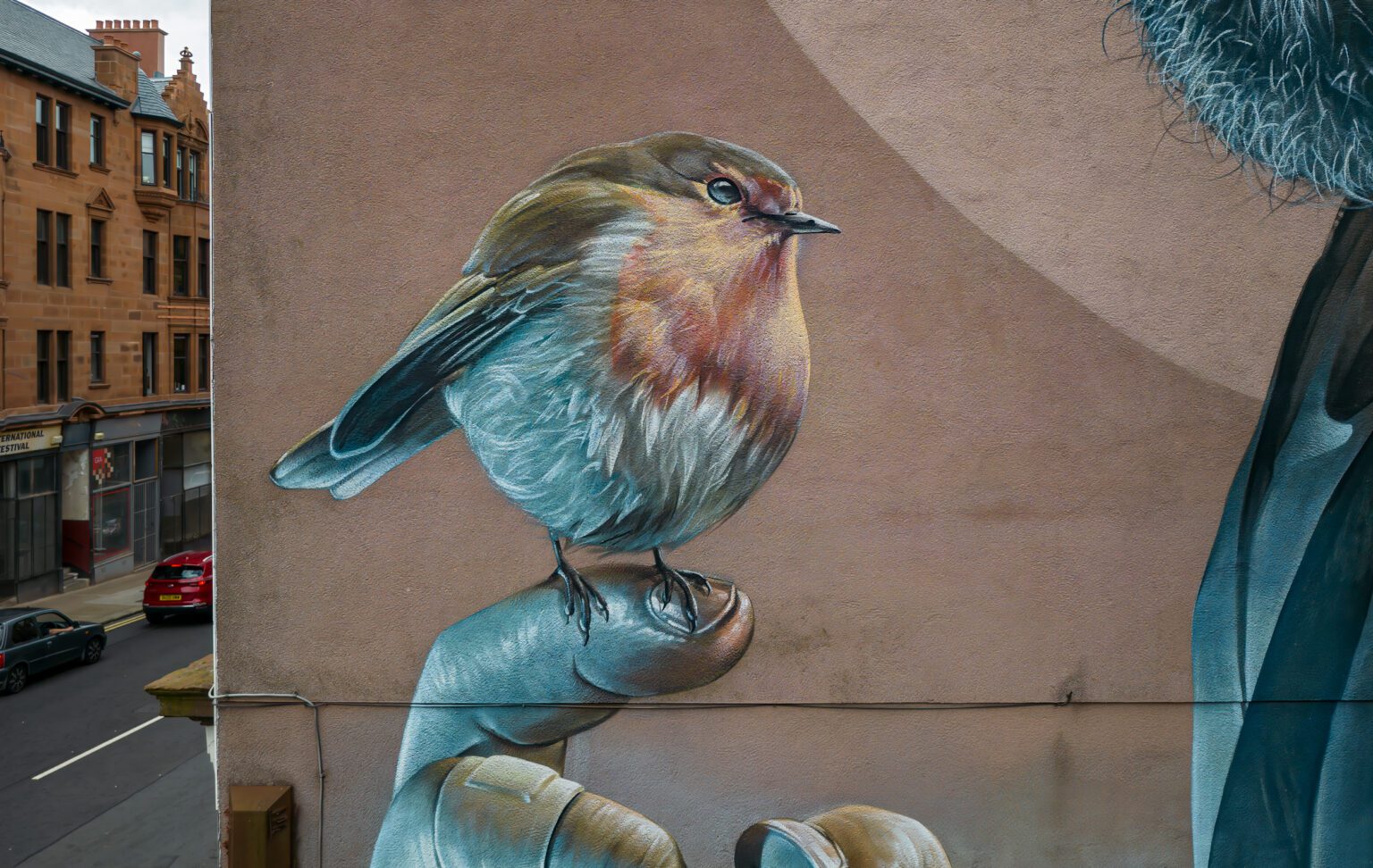 Glasgow Mural Trail - 'St. Mungo' by Smug - Viewfinder